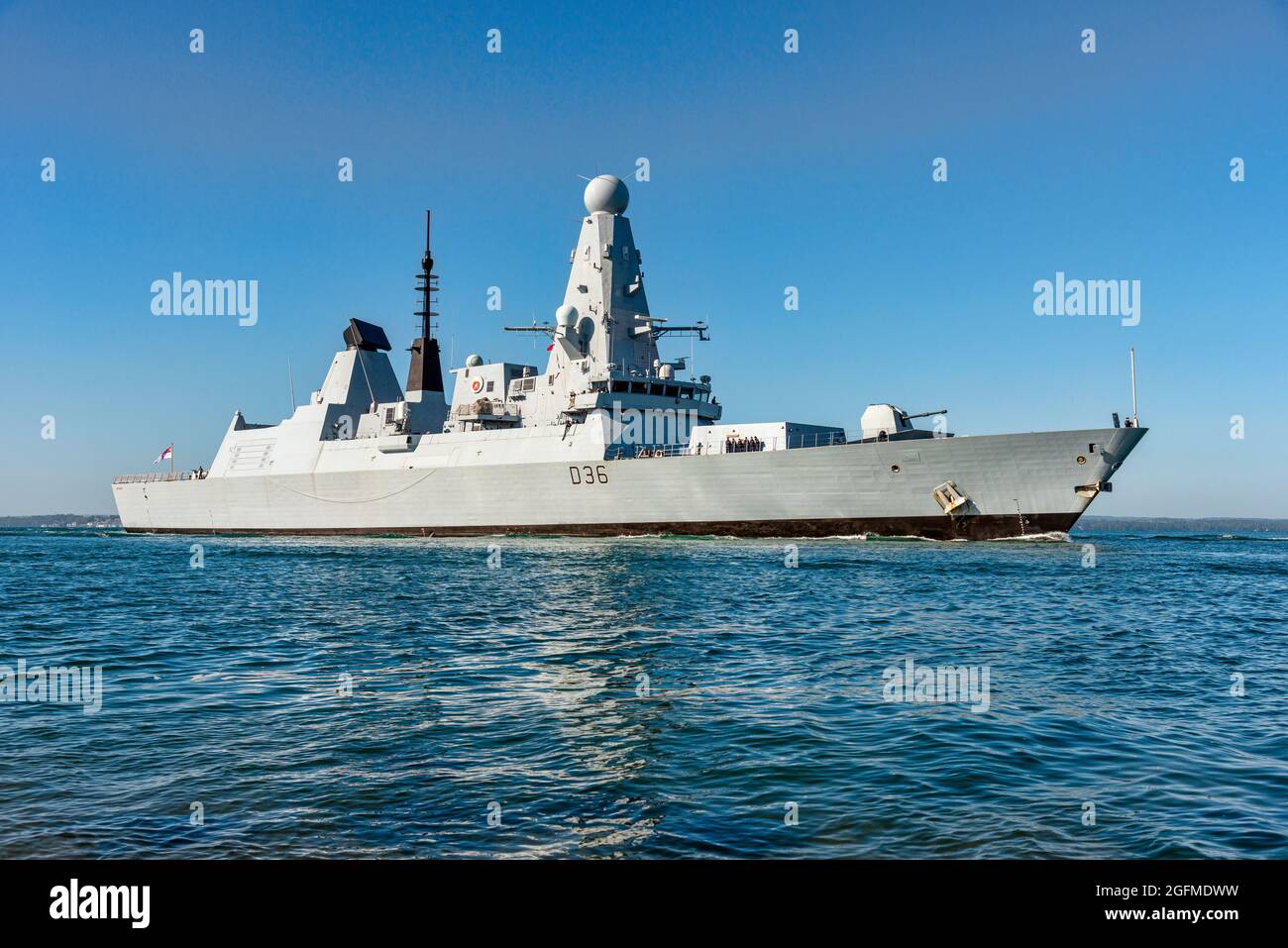 HMS Defender is one of six Type 45 destroyers operated by the Royal ...
