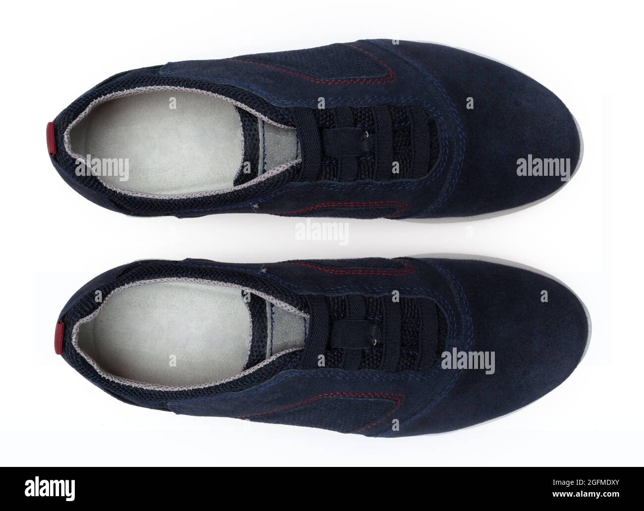 shoes isolated on white background. top view Stock Photo - Alamy
