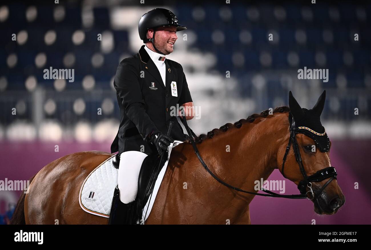 Kevin van Ham pictured in action during the Individual Test - Grade IV ...