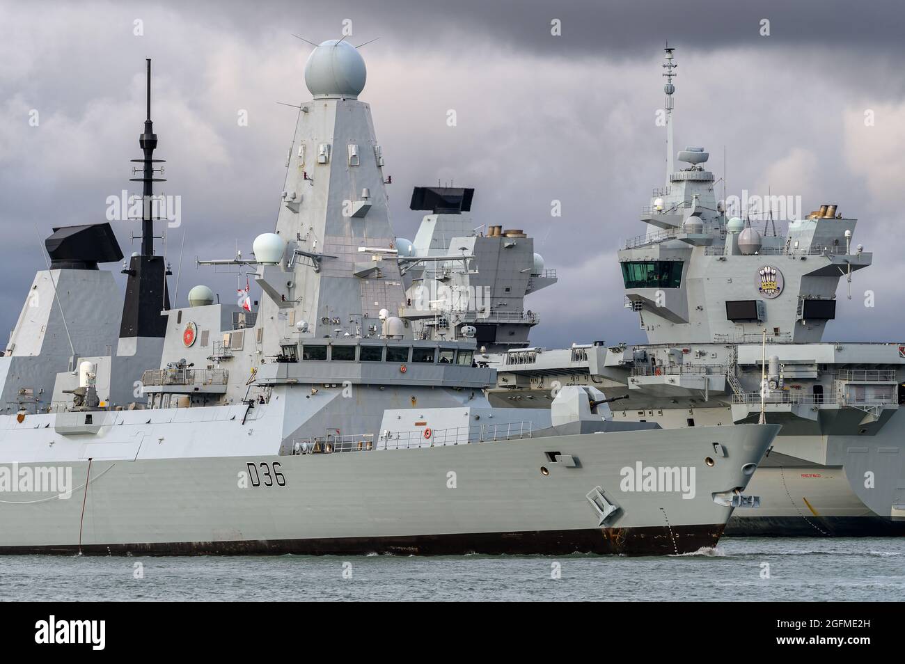 HMS Defender is one of six Type 45 destroyers operated by the Royal ...