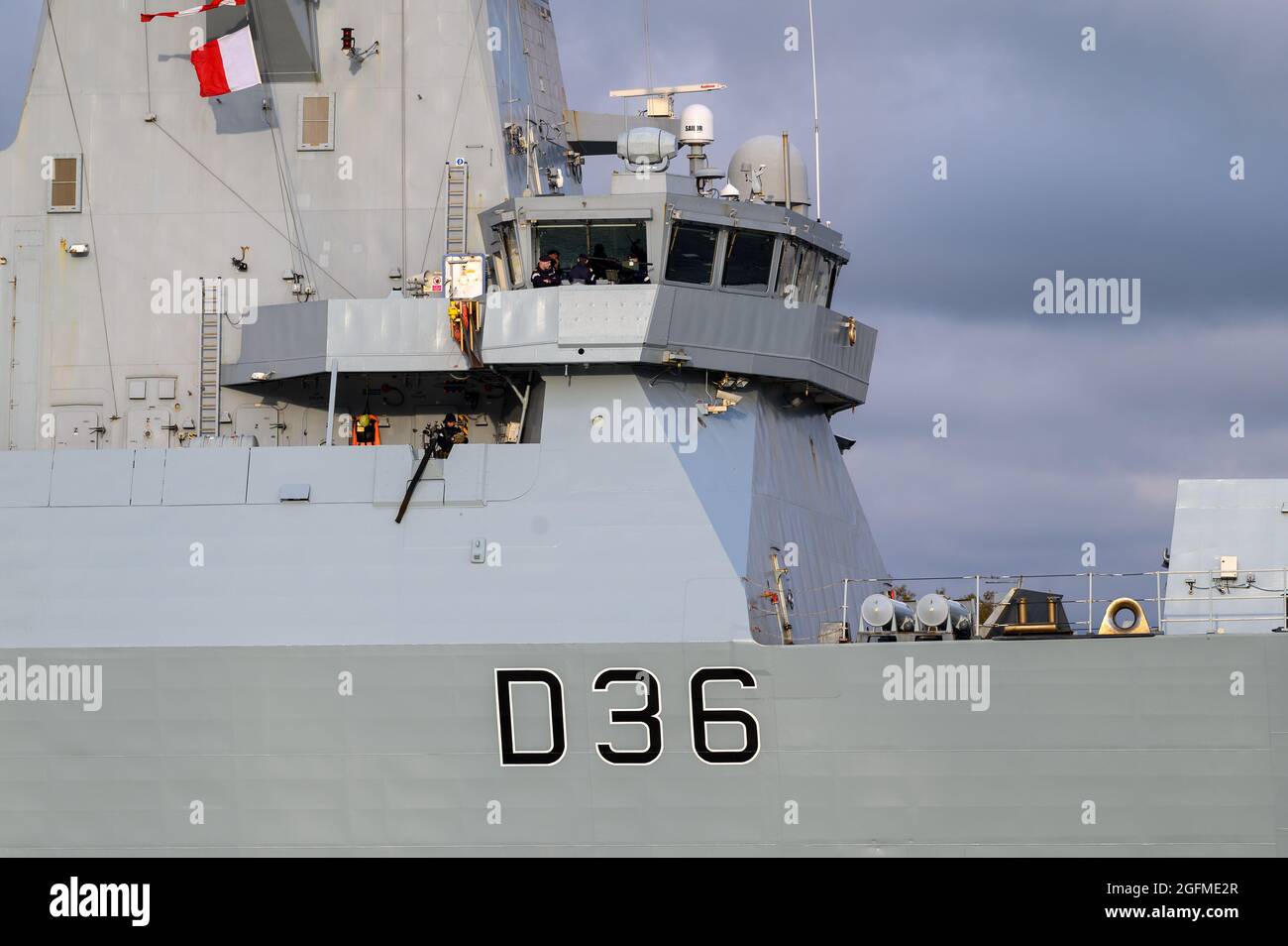 HMS Defender is one of six Type 45 destroyers operated by the Royal ...