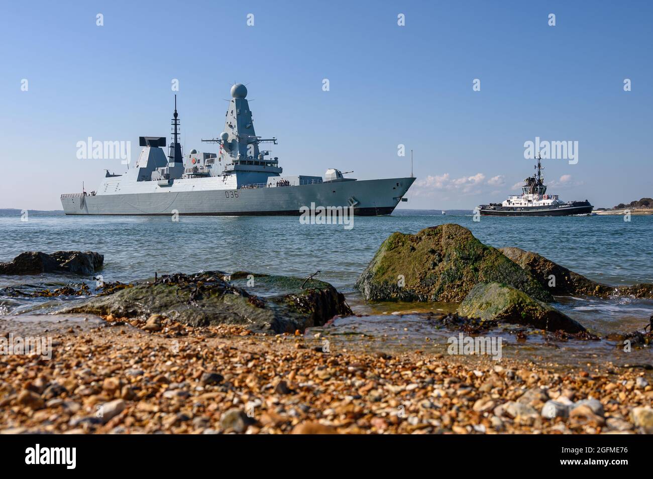 HMS Defender is one of six Type 45 destroyers operated by the Royal ...