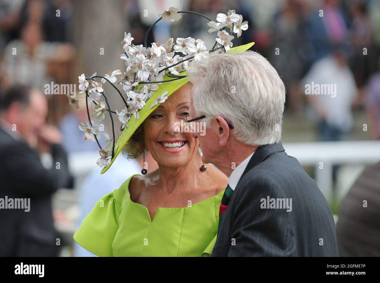 LADIES AT THE RACES, YORK RACECOURSE, 2021 Stock Photo - Alamy