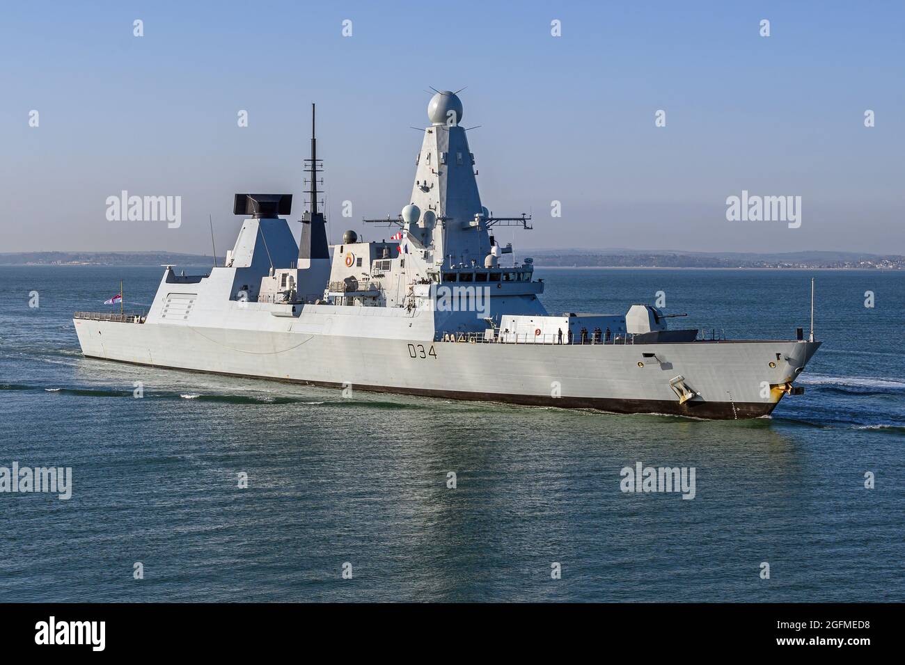 HMS Diamond (D34) is one of six Type 45 destroyers operated by the ...