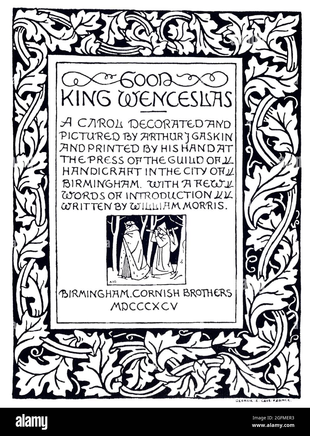William Morris Manuscripts: Good King Wenceslas (1894) by William ...