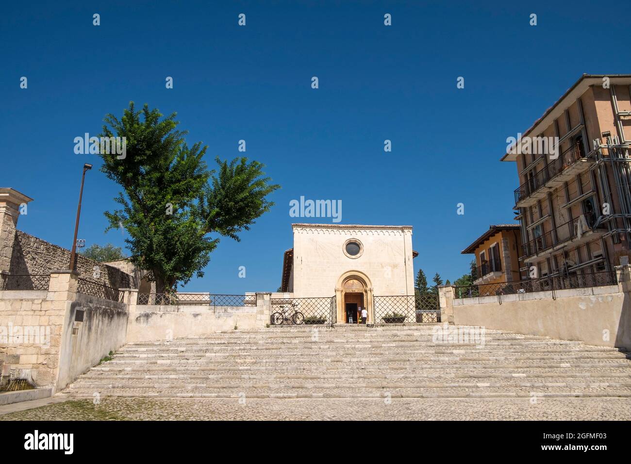 Italy, L'Aquila, San Vito church Stock Photo - Alamy