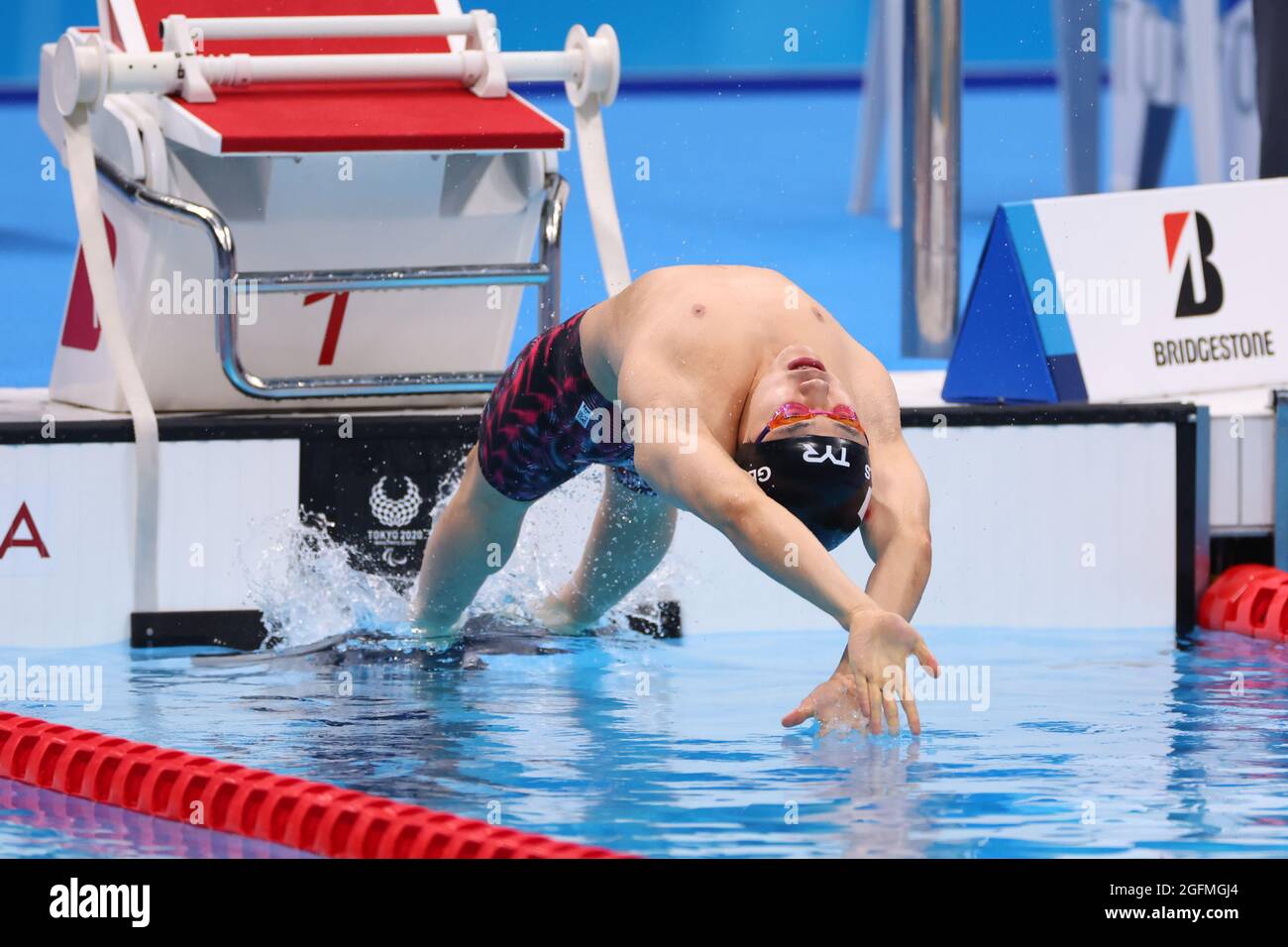 Tokyo, Japan. 26th Aug, 2021. Genki Saito (JPN) Swimming : Men's 100m ...