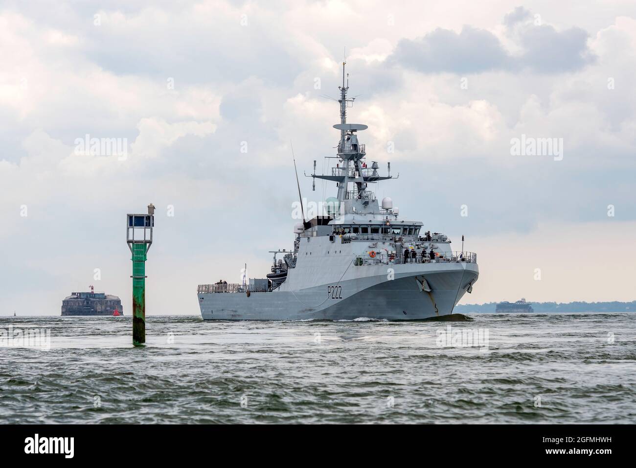 HMS Forth (P222) is a Batch 2 River class Offshore Patrol Vessel ...