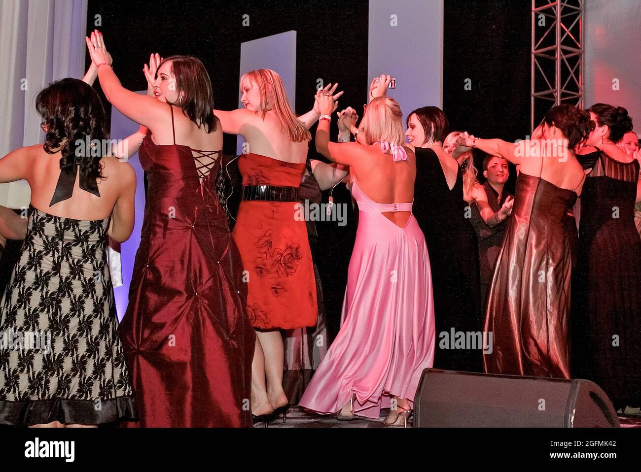 JOHANNESBURG, SOUTH AFRICA - Apr 24, 2019: girls night out dancing with ...