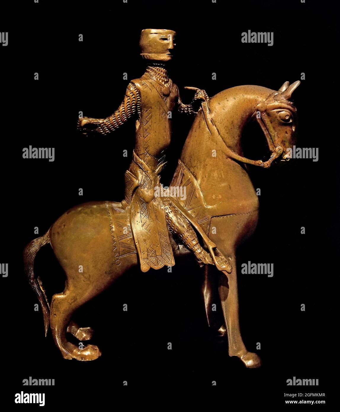 Aquamanile in the form of a mounted knight, Ridder aquamanile 1220 ...