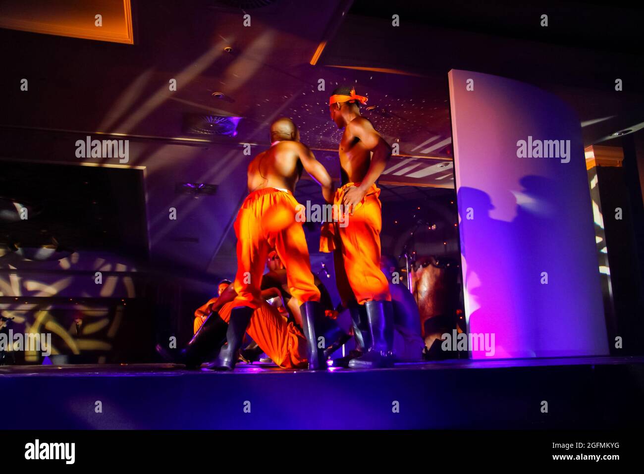 JOHANNESBURG, SOUTH AFRICA - May 03, 2019: traditional African dancers ...