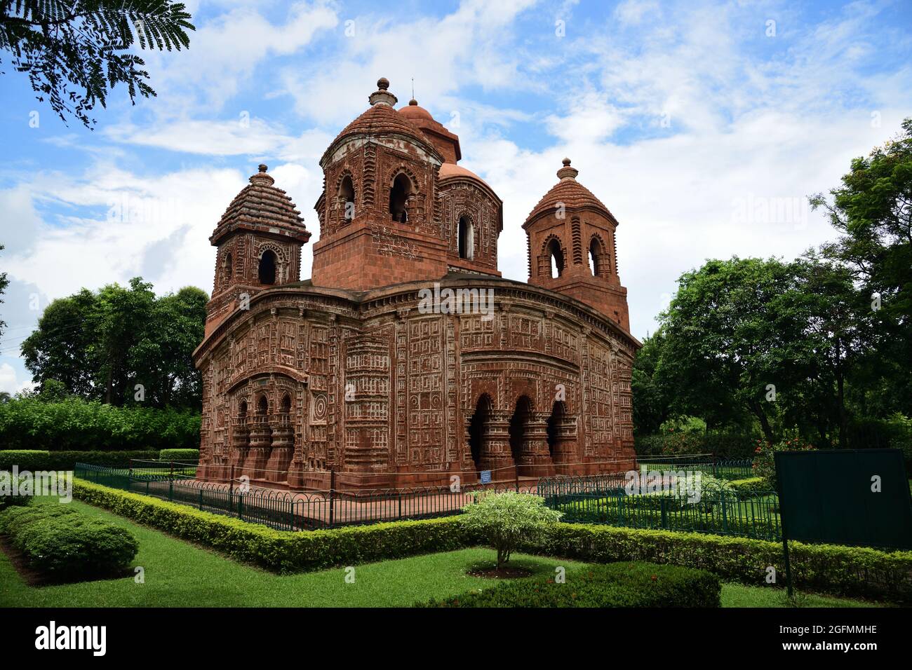 Shyamrai Temple. This Pancharatna brick temple was built by the Malla ...