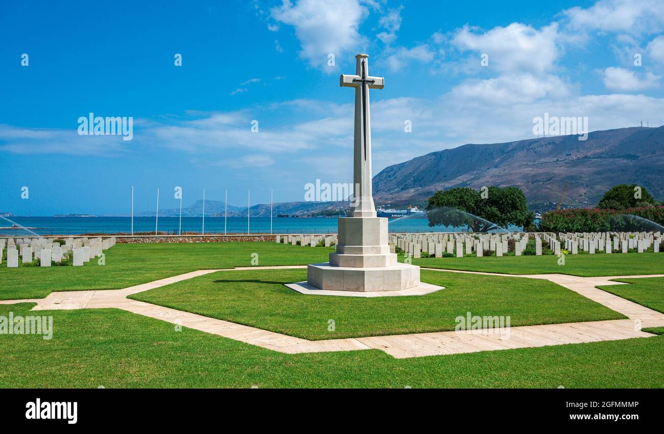 War Graves Souda Cemetery Crete High Resolution Stock Photography and ...