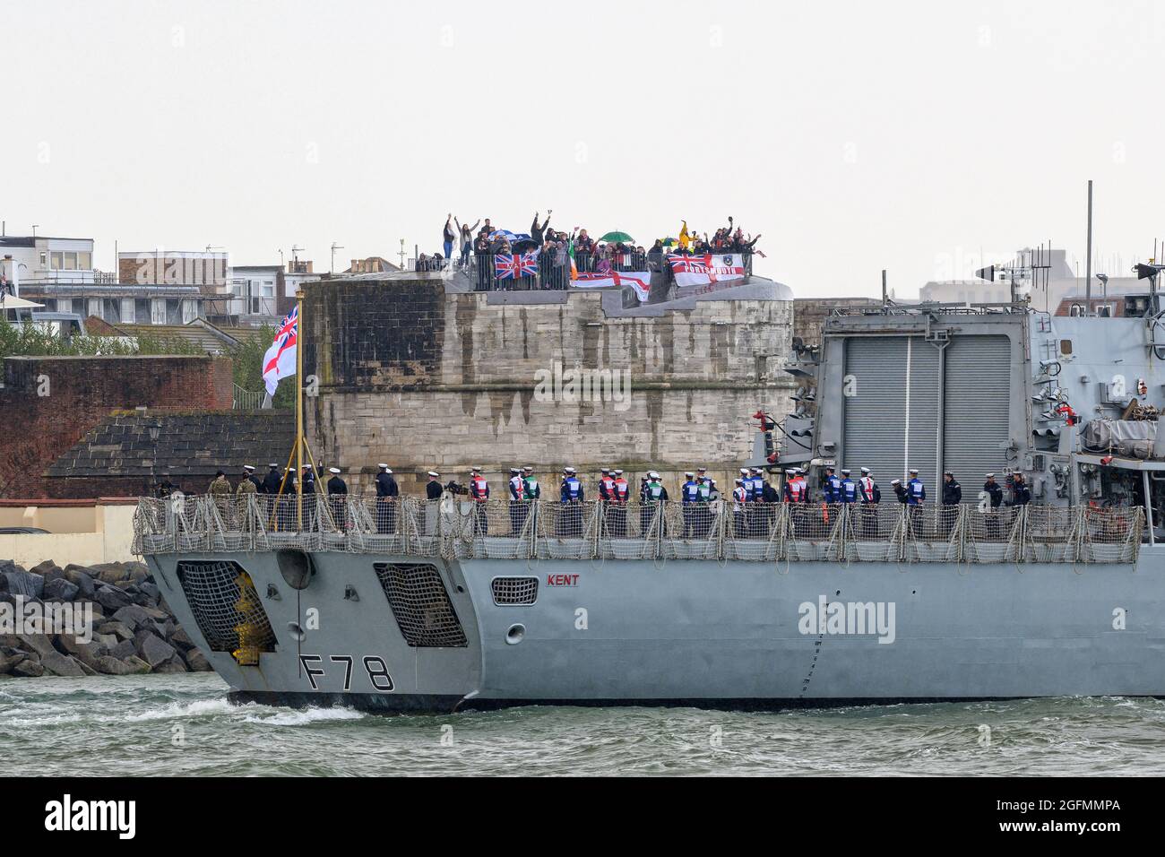HMS Kent is a Type 23 anti-submarine frigate operated by the Royal Navy ...