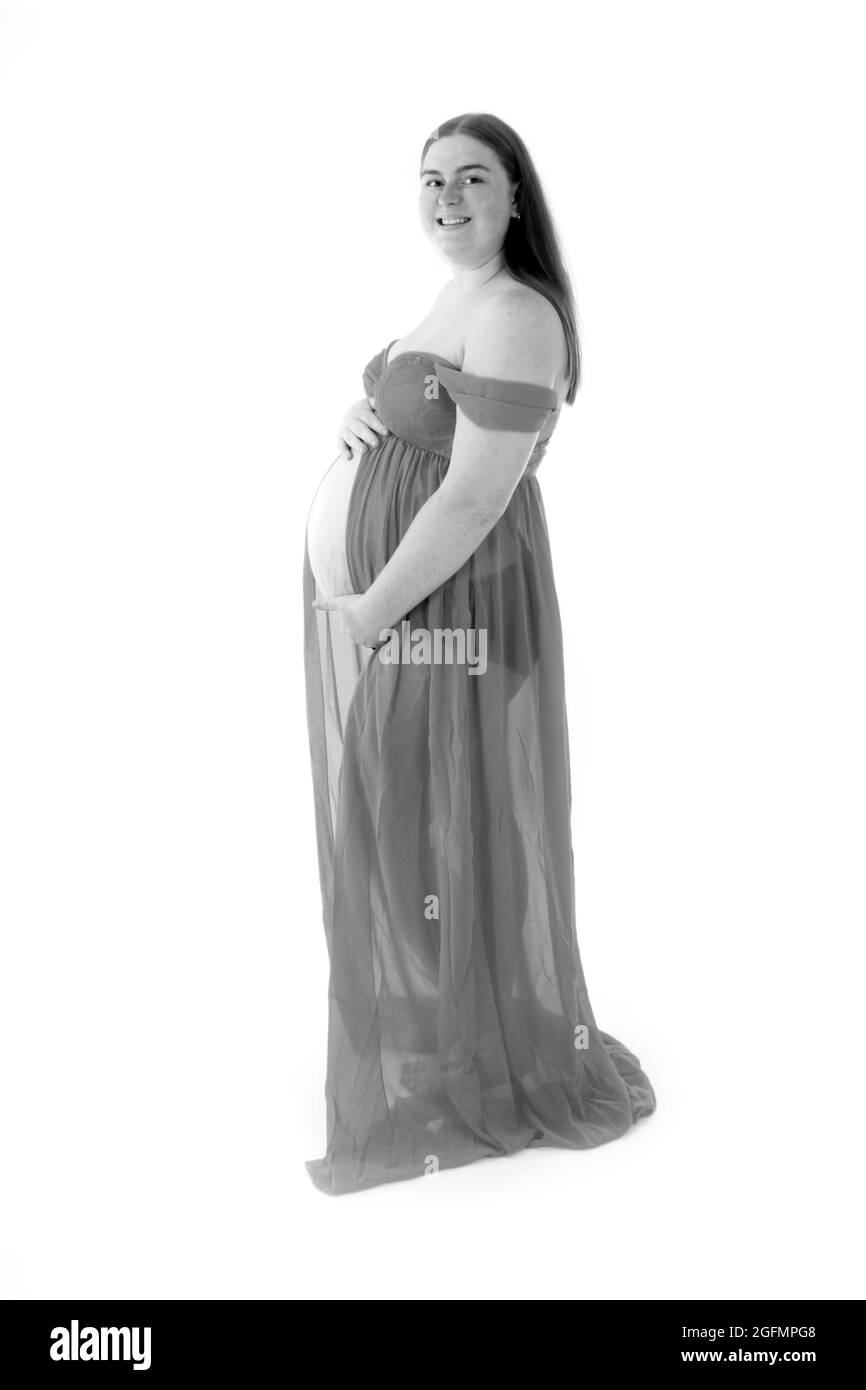Pregnant obese mother hi-res stock photography and images - Alamy