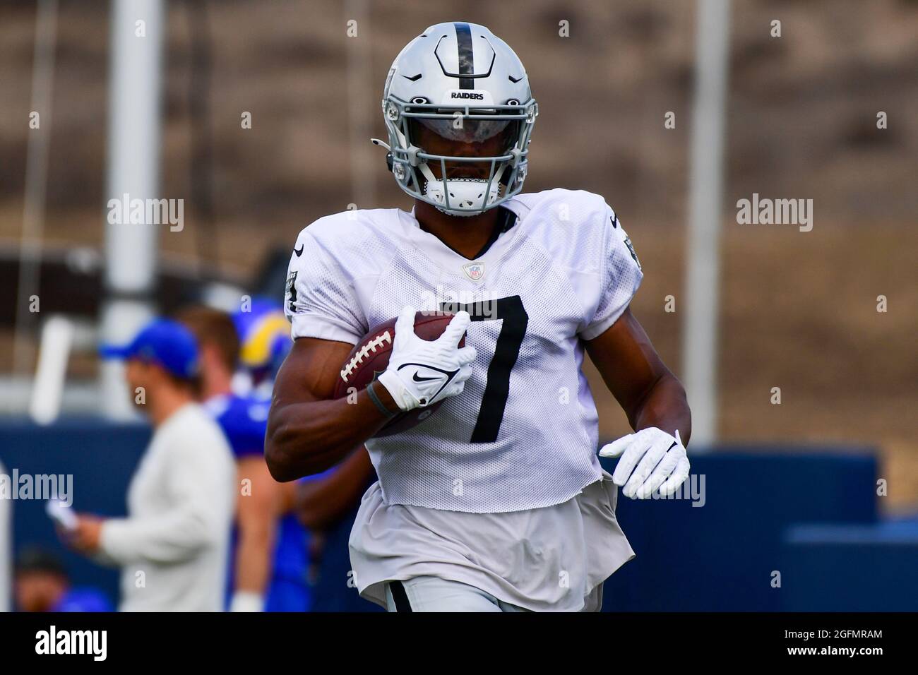 Las Vegas Raiders wide receiver Zay Jones (7) during training camp on ...