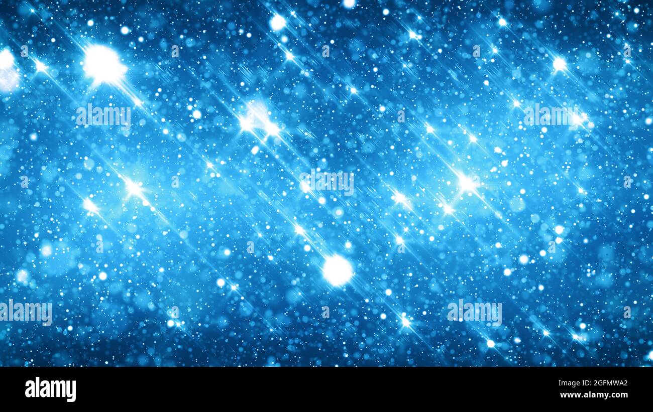 abstract blue background with lights Stock Photo - Alamy