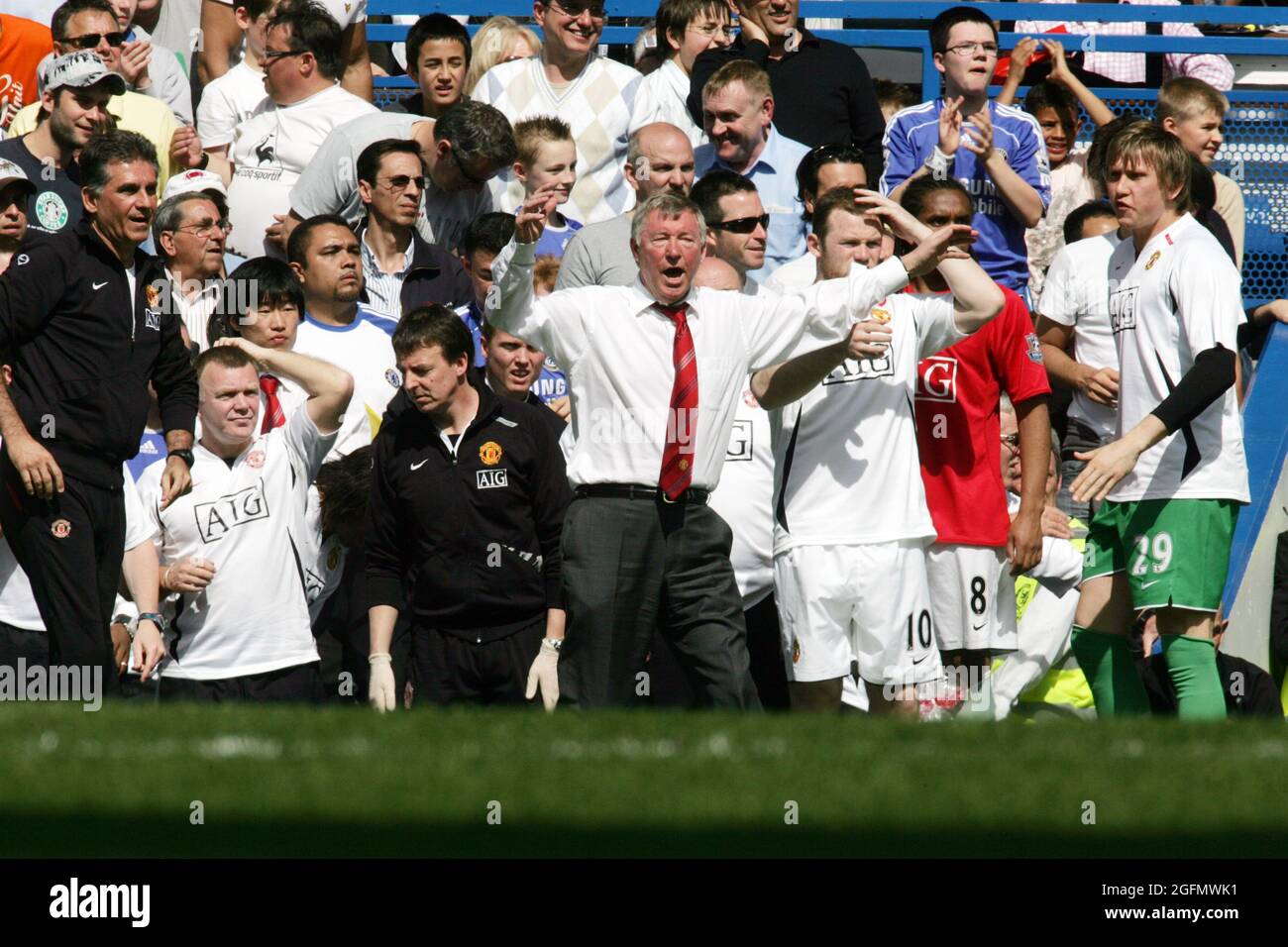 Manchester united alex ferguson 2008 hi-res stock photography and ...