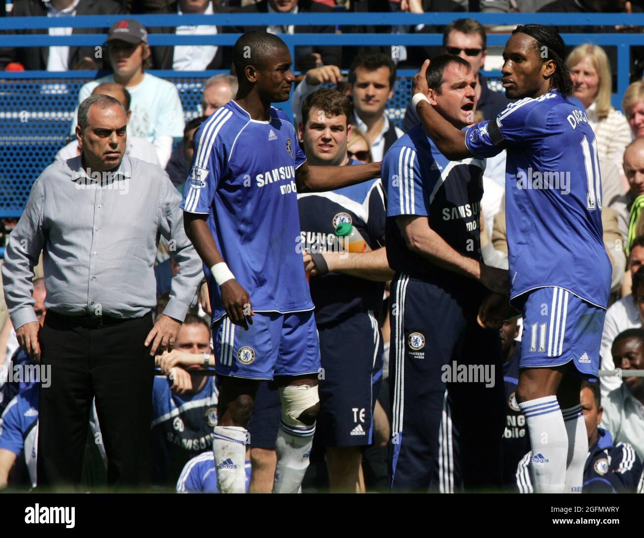 Chelsea v Manchester United Premier League 26.4.08 Stock Photo - Alamy