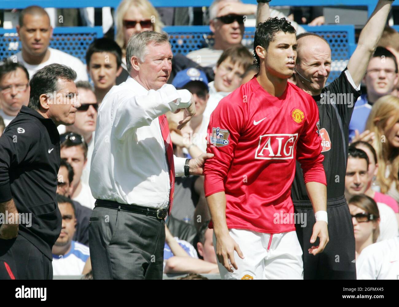 Cristiano ronaldo manchester united 2008 hi-res stock photography and ...