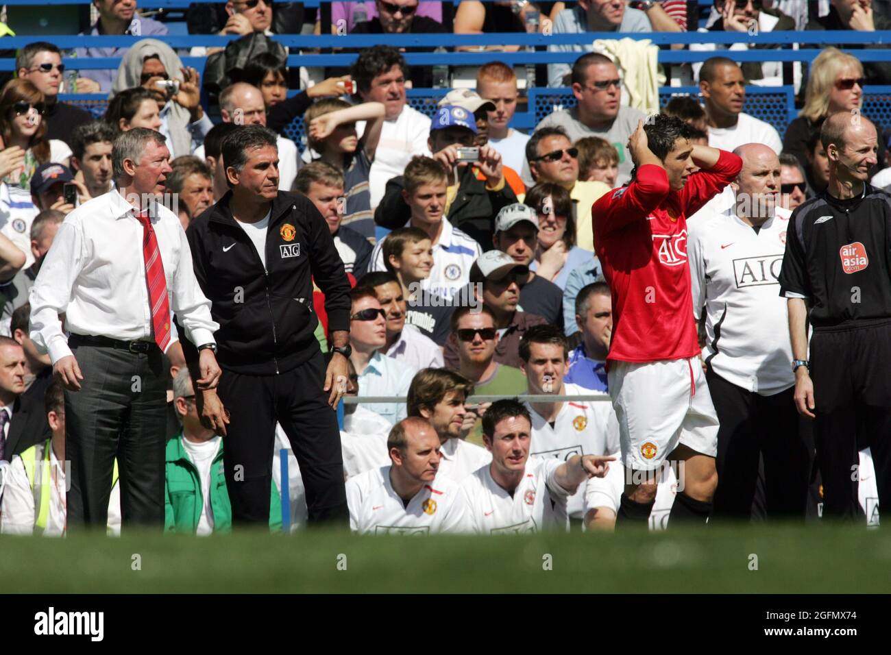 Cristiano ronaldo manchester united 2008 hi-res stock photography and ...