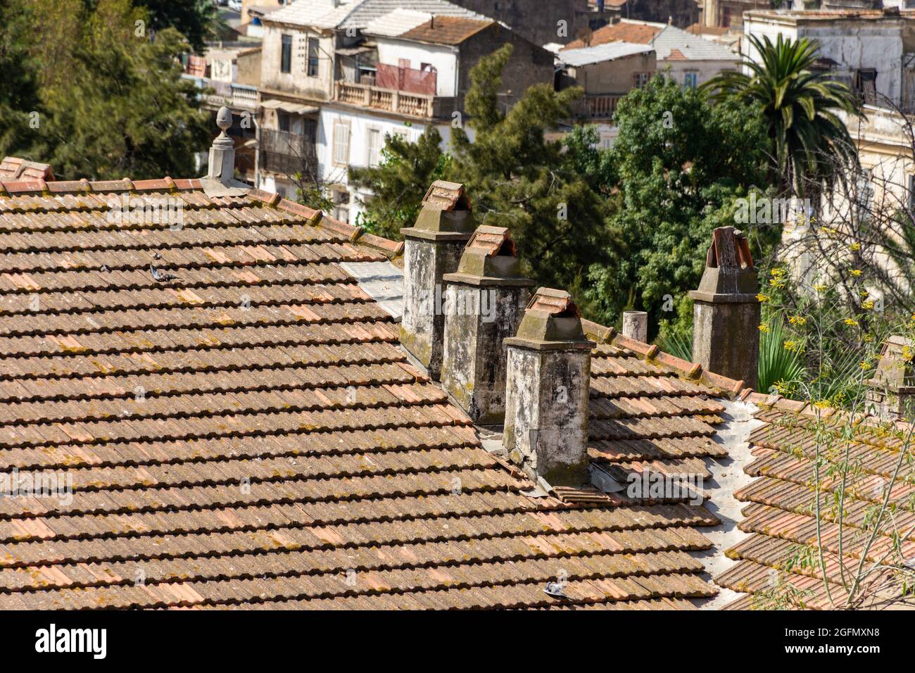 Old brick chimneys ancient hi-res stock photography and images - Alamy