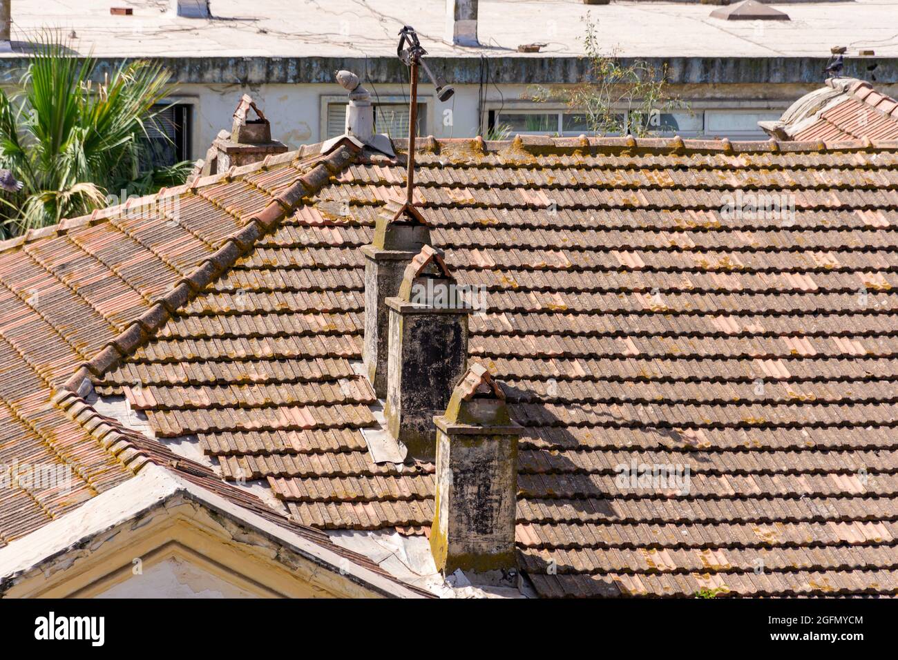 Chimney brick stone chimneys hi-res stock photography and images - Alamy