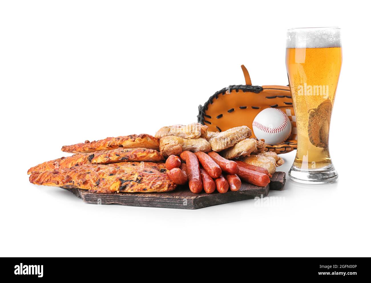 Baseball fan eating hi-res stock photography and images - Alamy