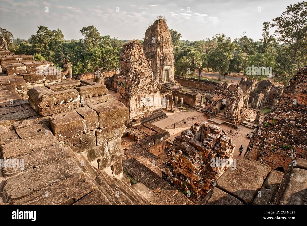 Banteay top, Cambodia, architecture, monuments, temple, art Stock Photo ...