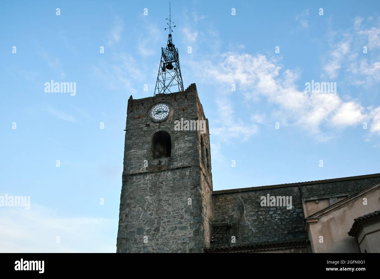 Architectural construction of the upper part of a church of Gothic ...