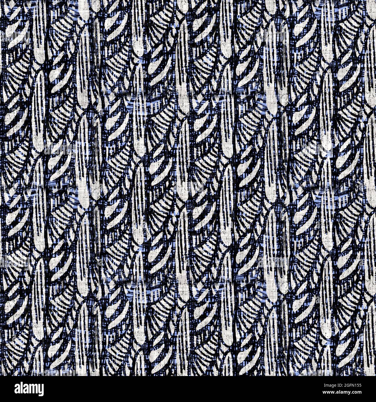 Seamless black white woven cloth geometric linen texture. Two tone ...