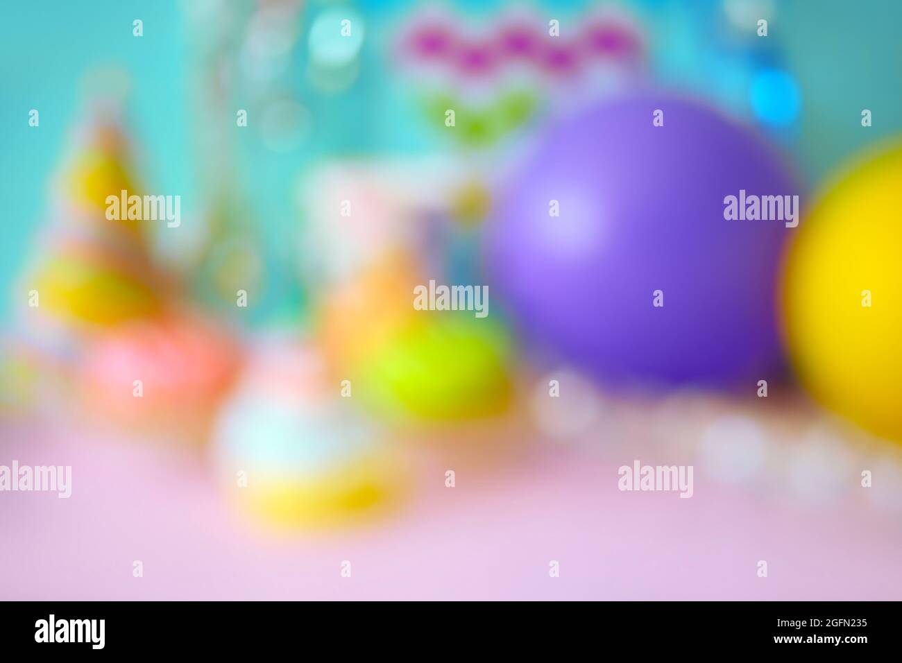 Blurred birthday background Stock Photo - Alamy