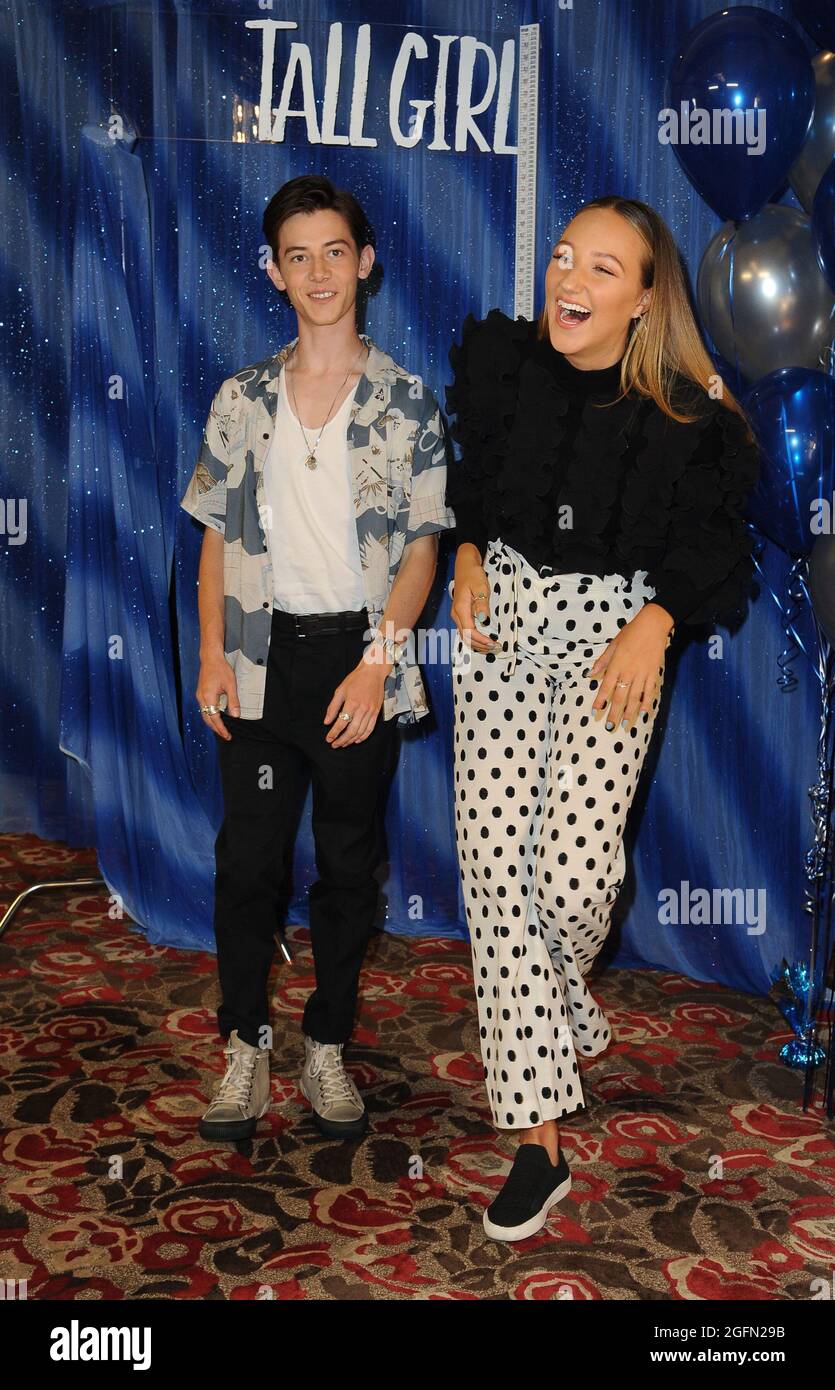Los Angeles - CA - 08/23/2019 Tall Girl Photo Call -PICTURED: Griffin ...