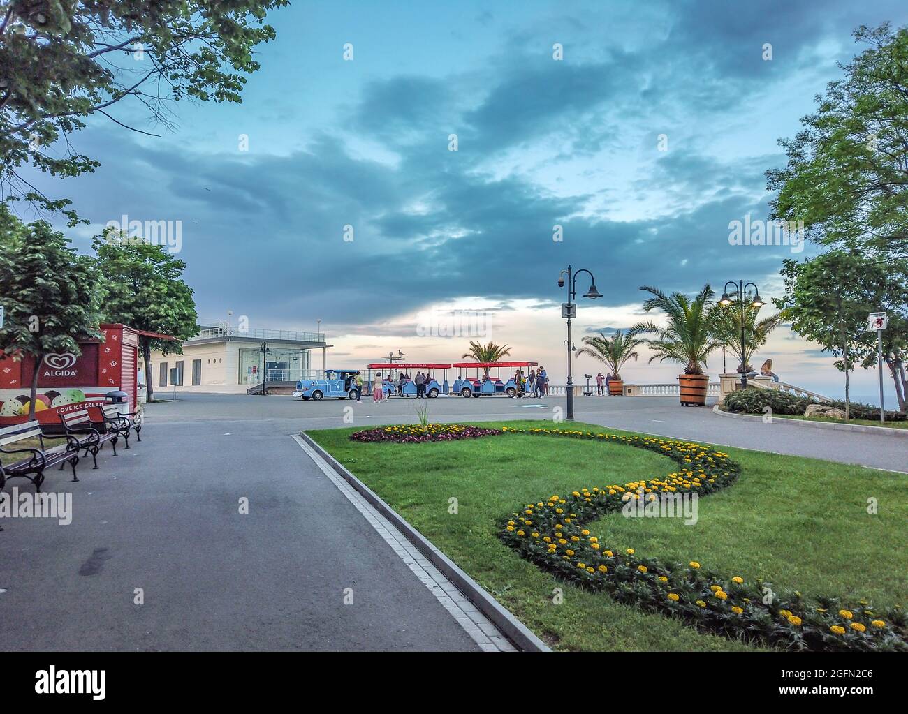 Burgas Bulgaria.The city is surrounded by the Burgas Lakes and located ...