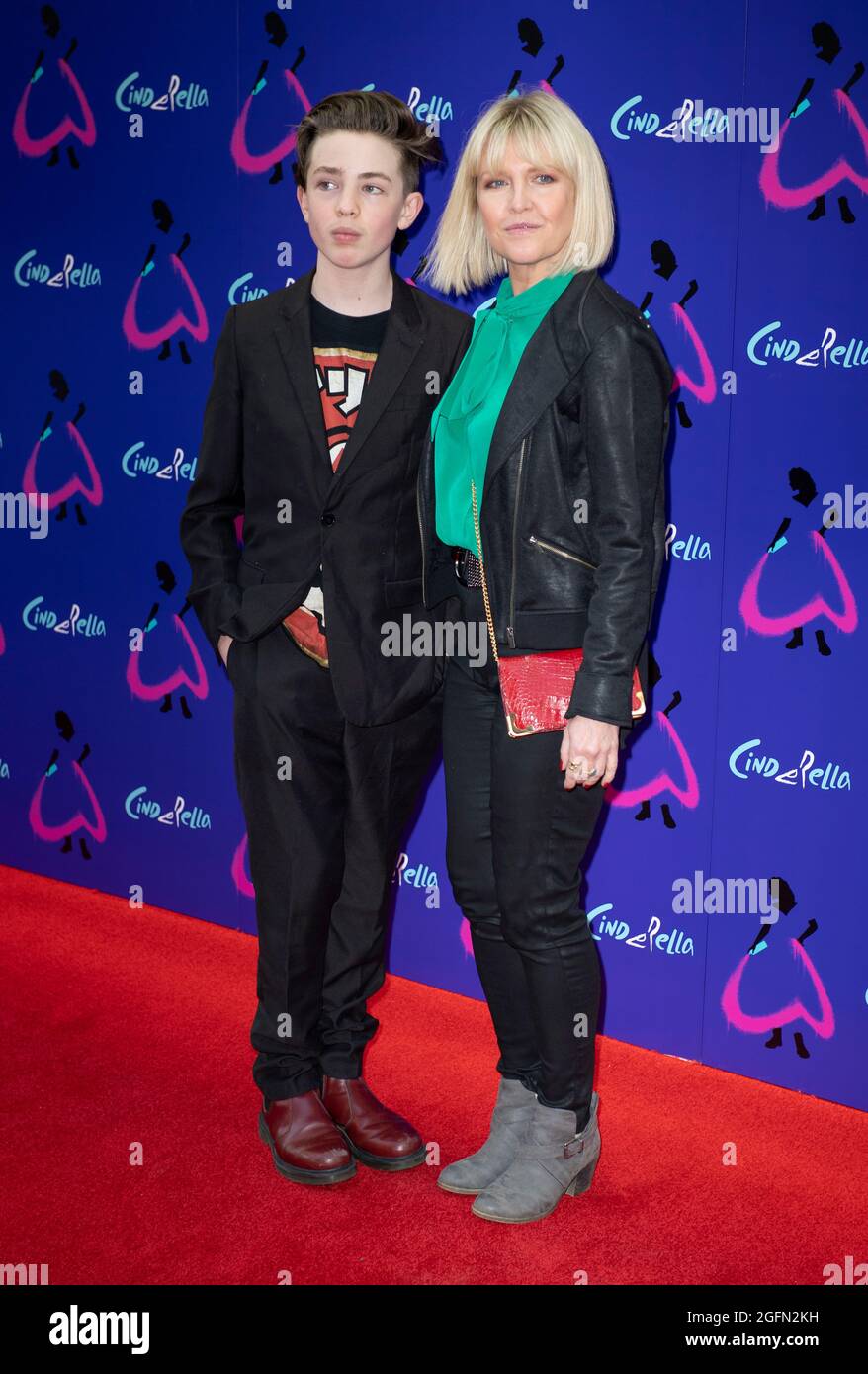 LONDON, ENGLAND - AUGUST 25: Francis Jonathan Beesley and Ashley Jensen ...