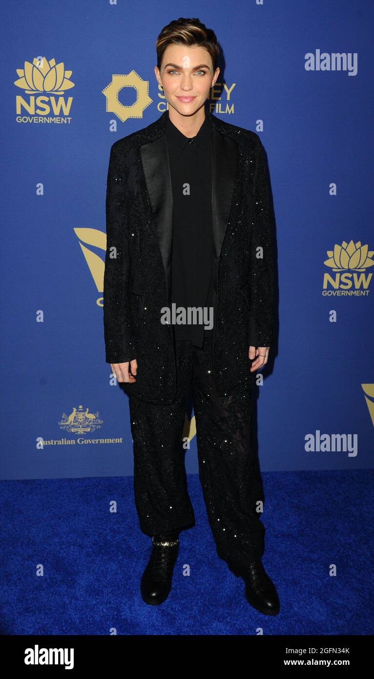 Los Angeles - CA - 10/23/2019 Australians in Film Awards -PICTURED: Ruby Rose Sara De Boer -SDL ...