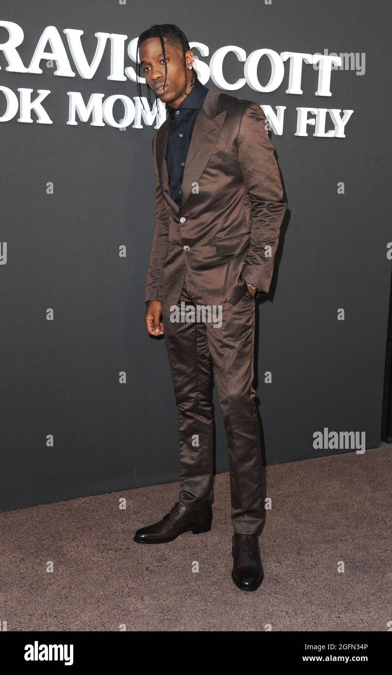 -Santa Moni - CA - CA - 08/27/2019 Travis Scott Look Mom I Can Fly LA Premiere -PICTURED: Travis ...