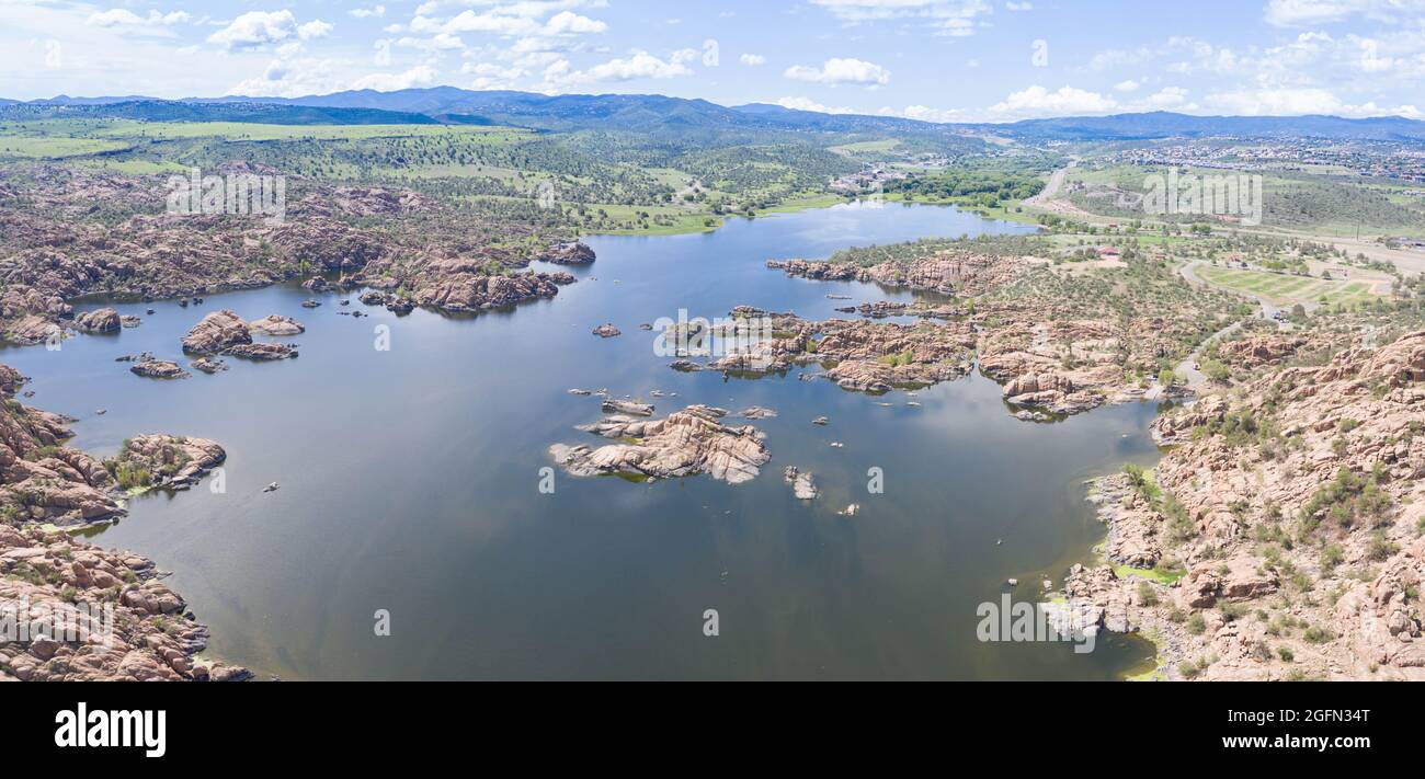 Watson lake aerial view hi-res stock photography and images - Alamy