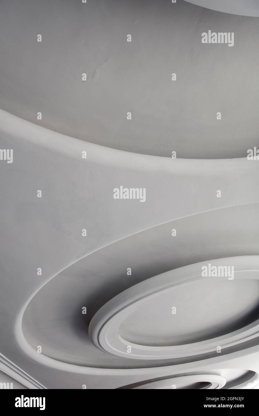 Closeup of the abstract circular ceilings Stock Photo - Alamy