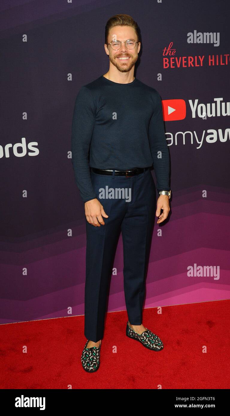 Los Angeles - CA - 12/13/2019 Streamy Awards 2019 -PICTURED: Derek Hough Sara De Boer -SDL 0844 ...
