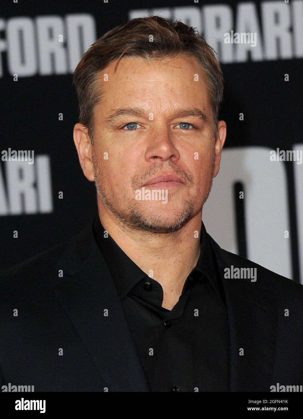 Los Angeles - CA - 11/04/2019 Ford v Ferrari Los Angeles Premiere -PICTURED: Matt Damon Sara De ...