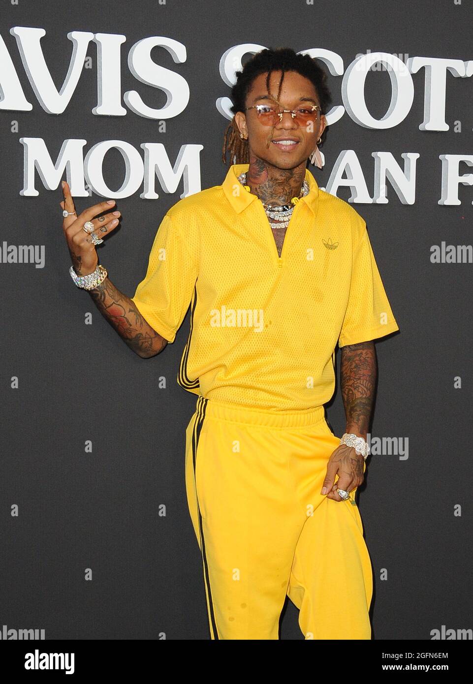 -Santa Moni - CA - CA - 08/27/2019 Travis Scott Look Mom I Can Fly LA Premiere -PICTURED: Swae ...