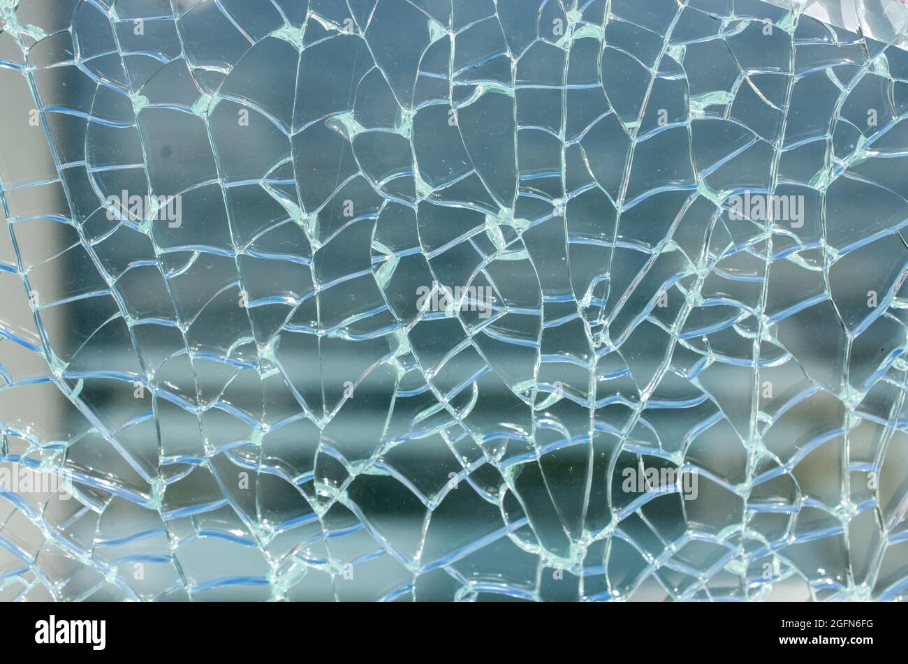 Broken tempered glass. Cracked glass texture Stock Photo - Alamy Broken tempered glass. Cracked glass texture Stock Photo - Alamy