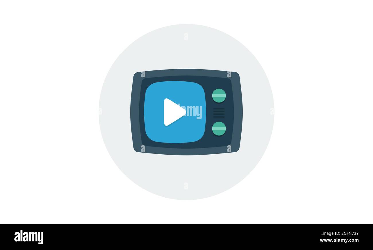 Basic design of television/TV icon Stock Vector Image & Art - Alamy