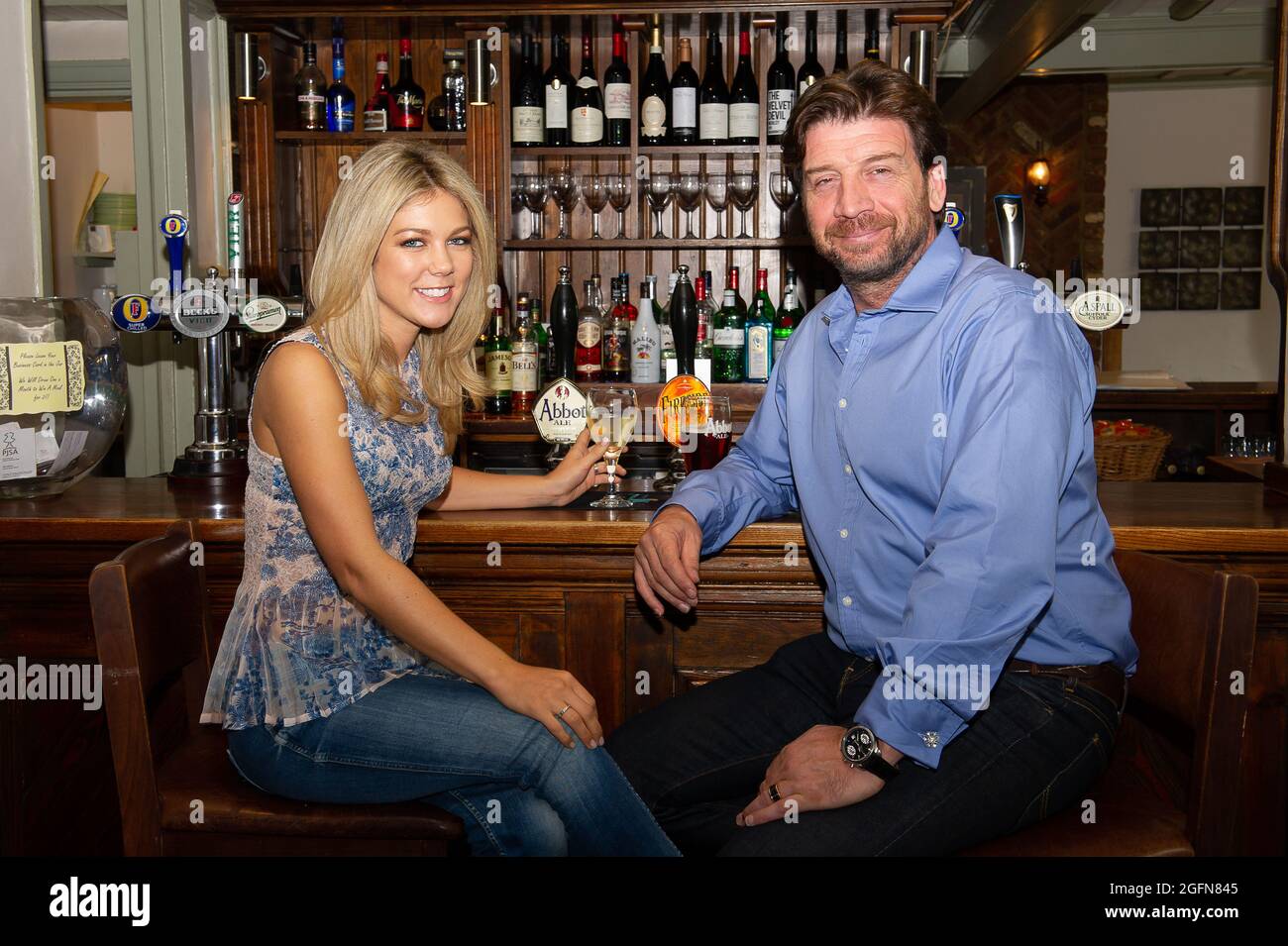 Nick knowles and jessica rose moor hi-res stock photography and images ...