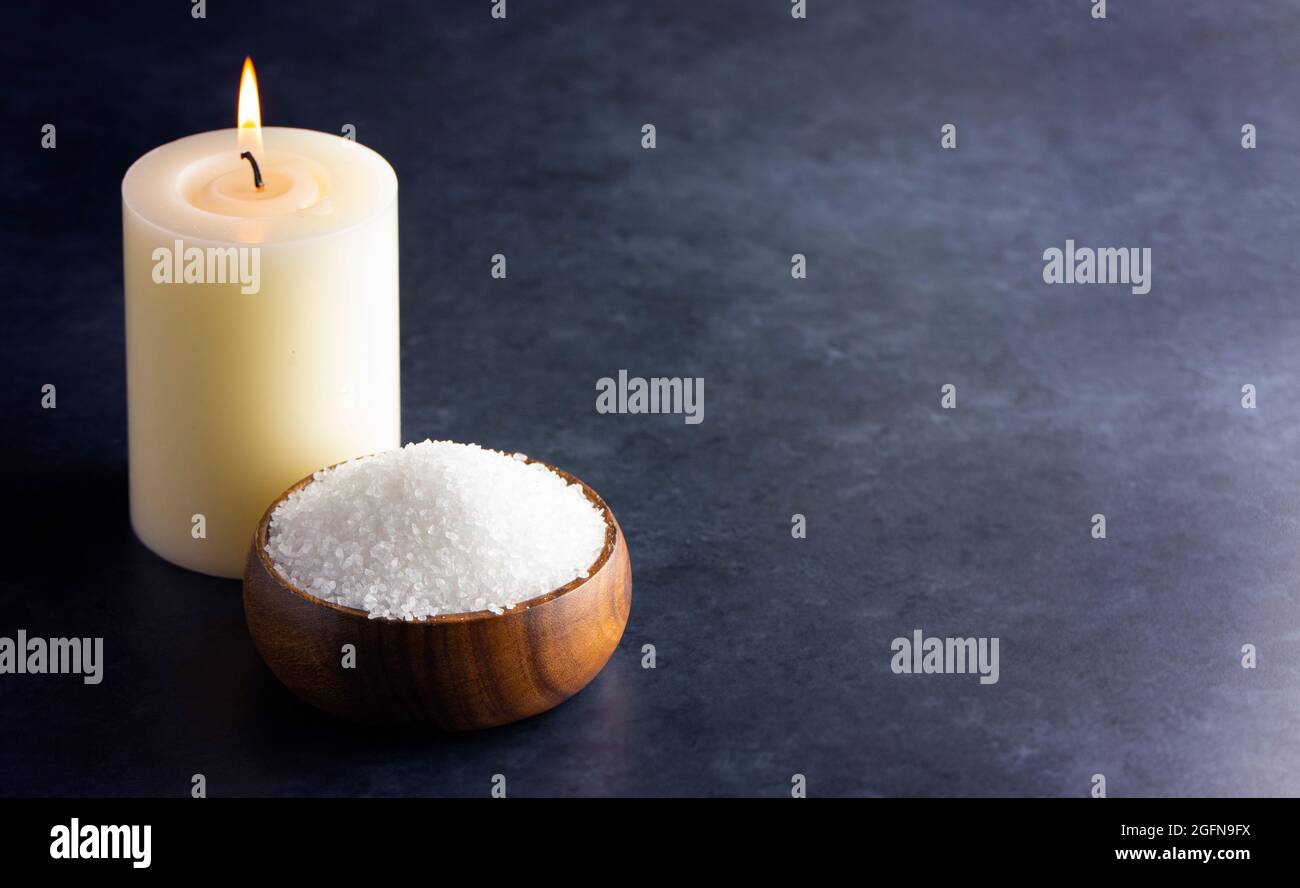 Salt and Light on a Dark Background Illustrating Jesus teaching from ...