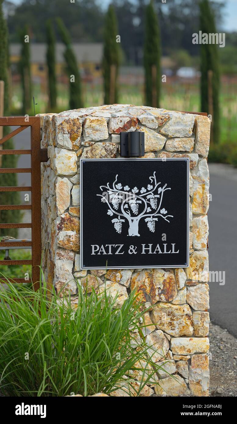The Patz Hall winery, Sonoma CA Stock Photo - Alamy