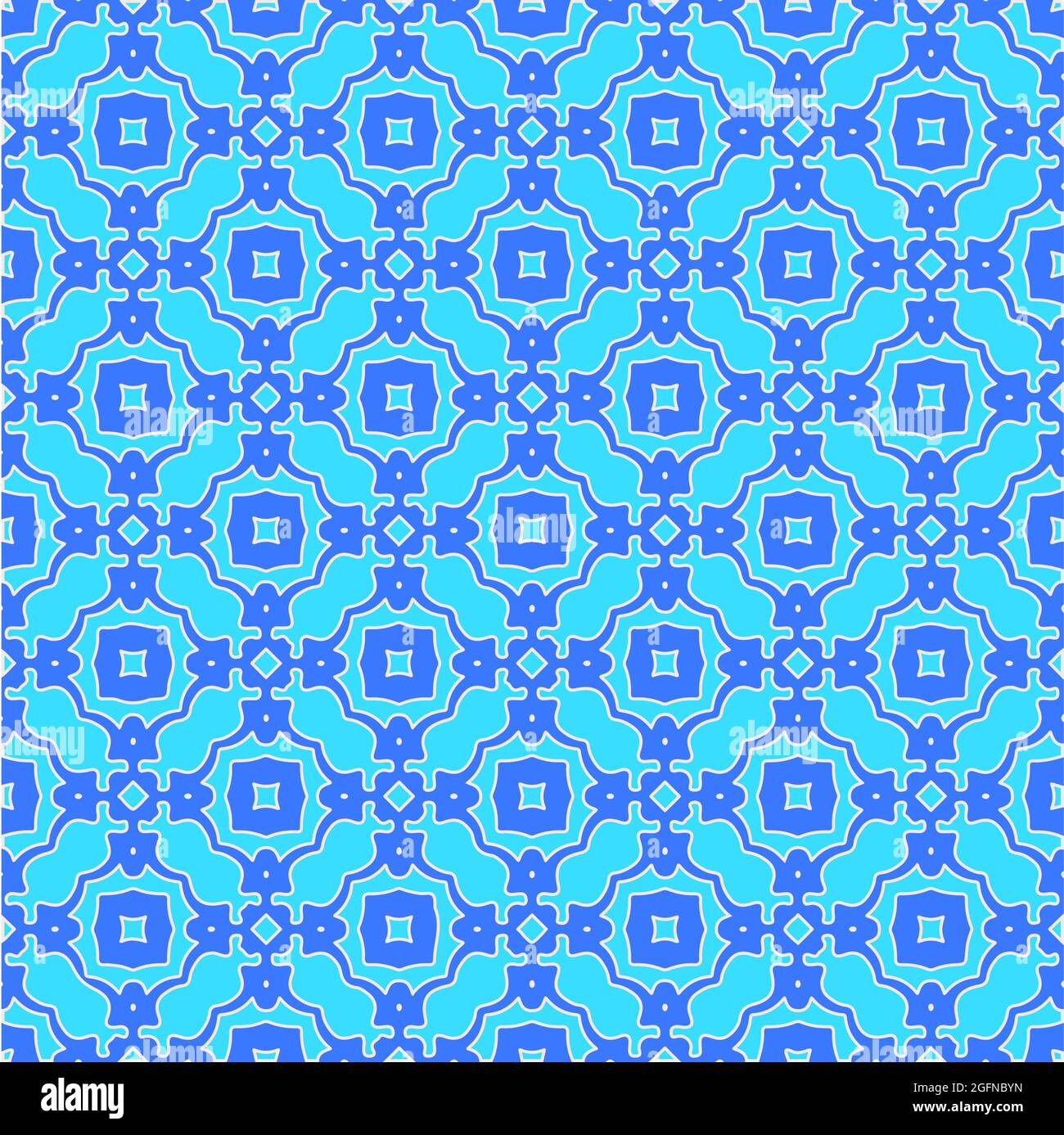 Geometric vector pattern with Aquamarine and blue colors. abstract ...