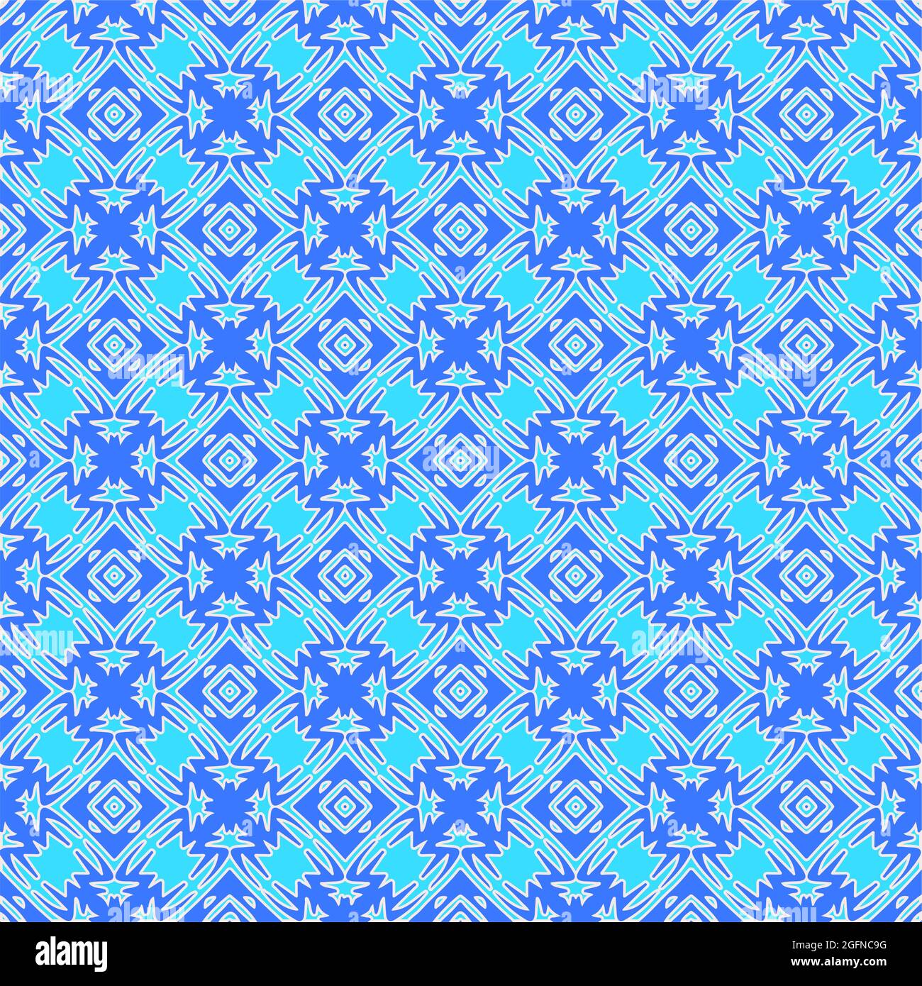 Geometric vector pattern with Aquamarine and blue colors. abstract ...