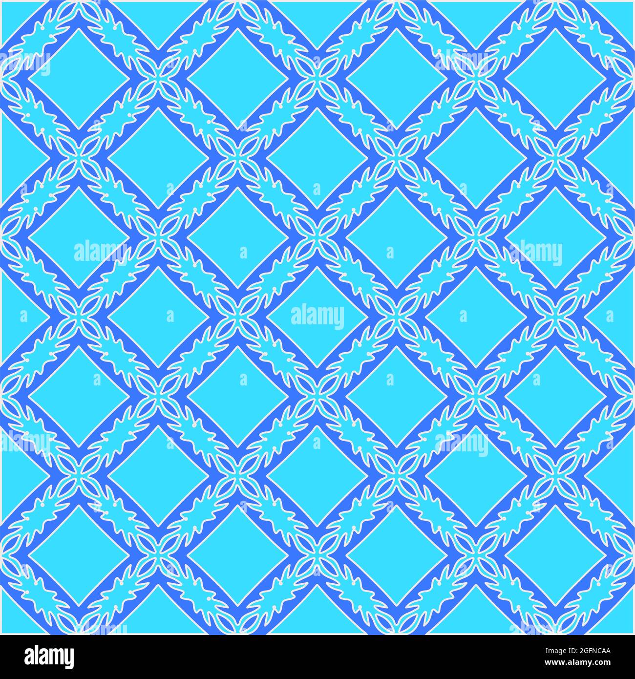 Geometric vector pattern with Aquamarine and blue colors. abstract ...